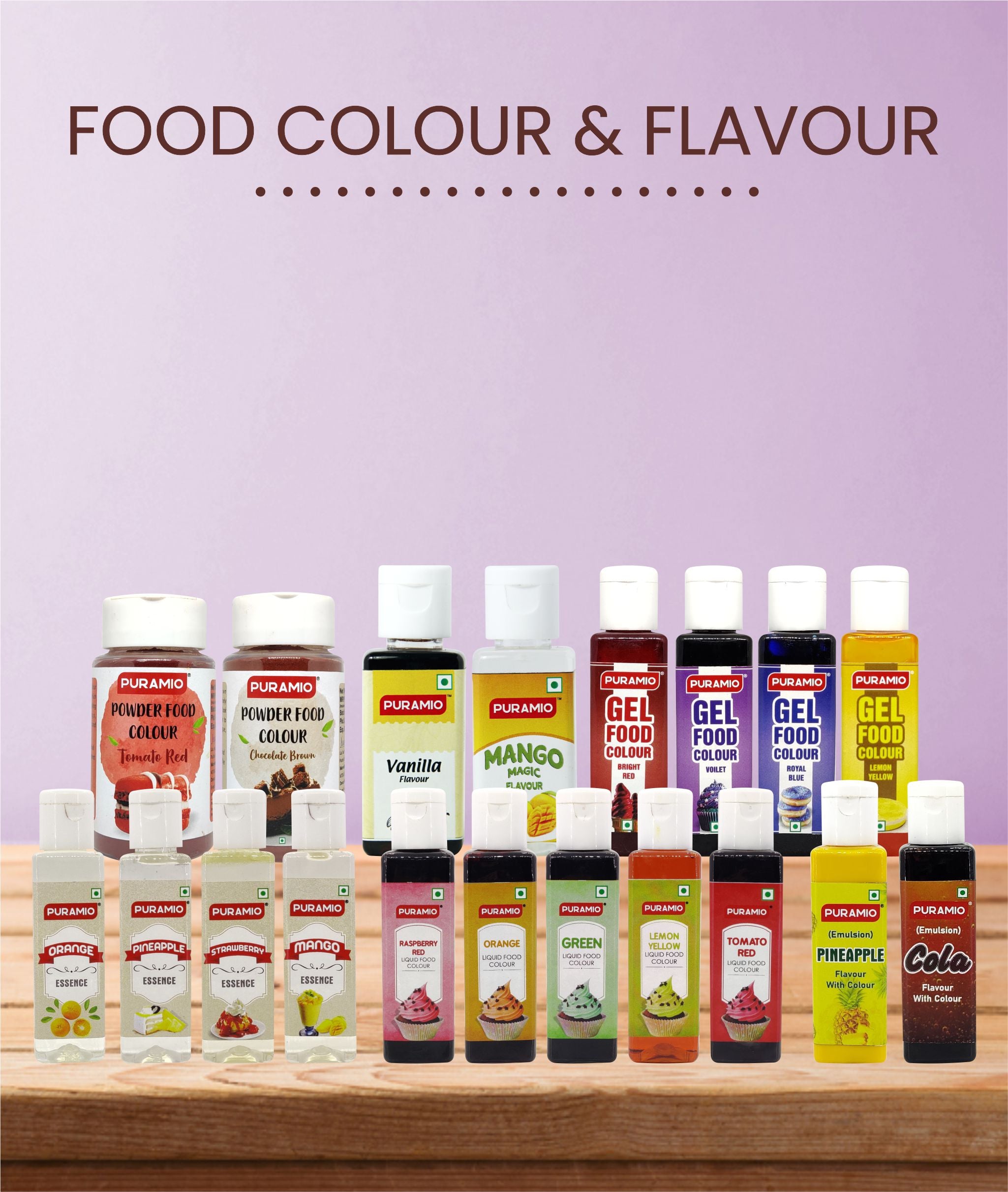 Food Colours & Flavours – PURAMIO