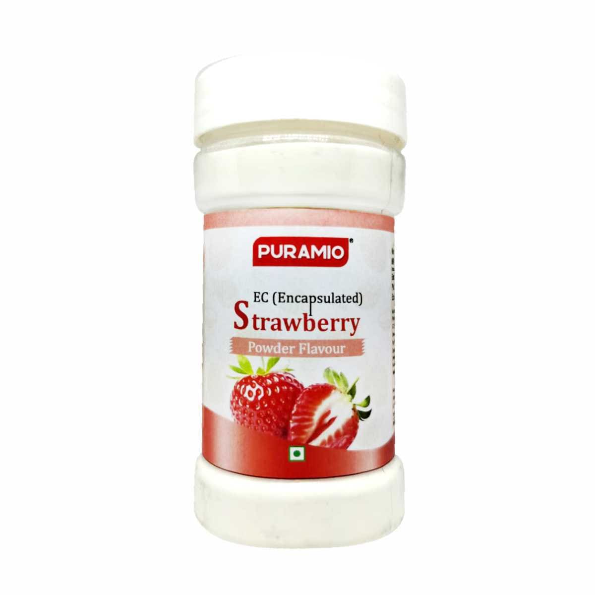 Puramio EC (Encapsulated) Powder Flavour - Strawberry, 100g – PURAMIO