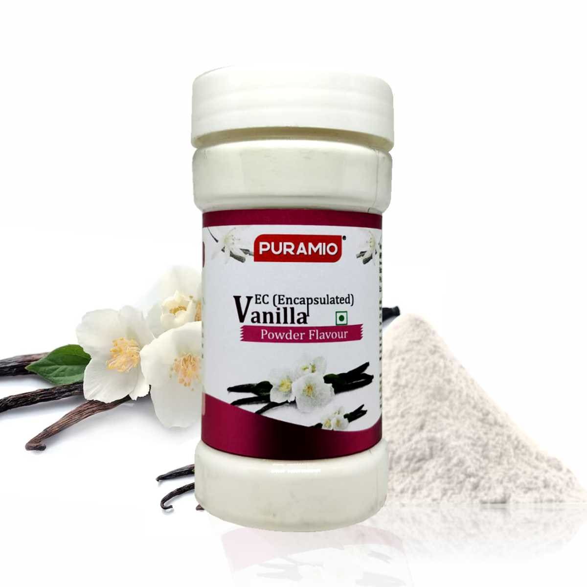 Puramio EC (Encapsulated) Powder Flavour - Vanilla, 100g – PURAMIO