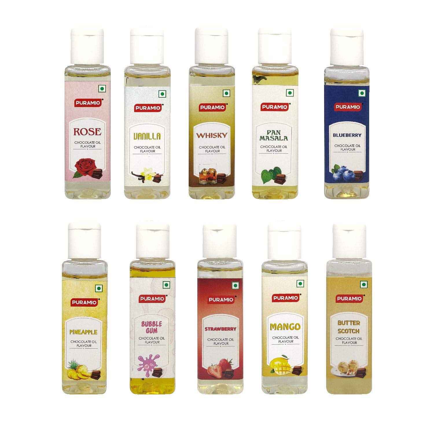 Puramio Combo Pack of Chocolate Oil Flavor (Oil Soluble Flavor), [Pack ...